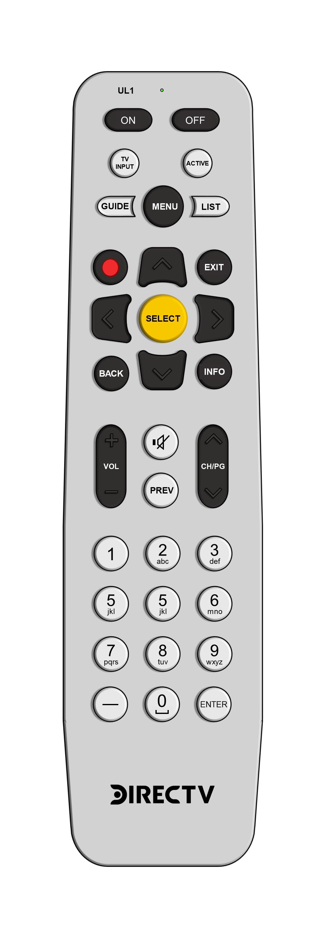 Si tu control es como el de la imagen, continuemos: